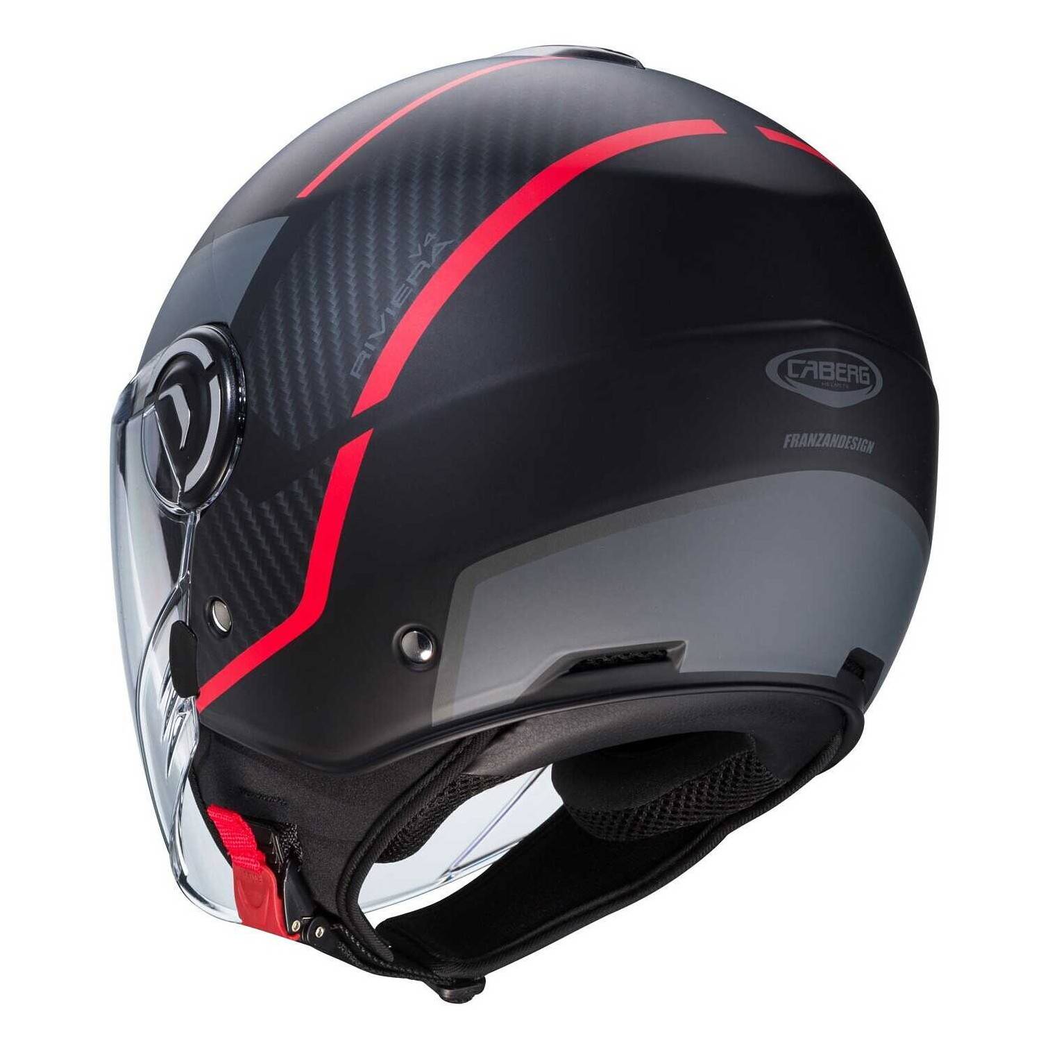 CASCO JET RIVIERA V4X GEO MATT BLACK RED ANTHRACITE | CABERG